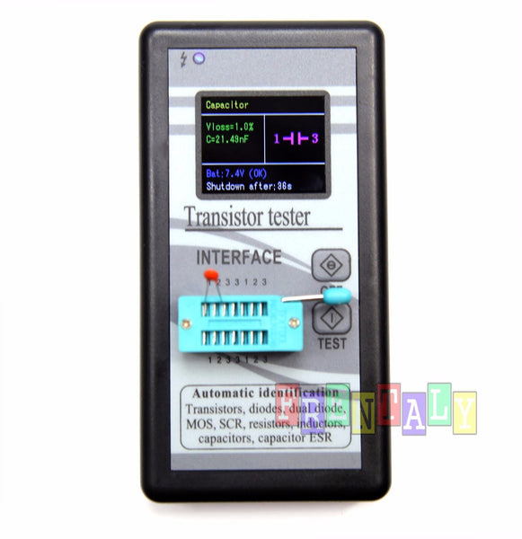 New Digital Transistor Resistor Diode Capacitor Mosfet Tester B1 Color ...